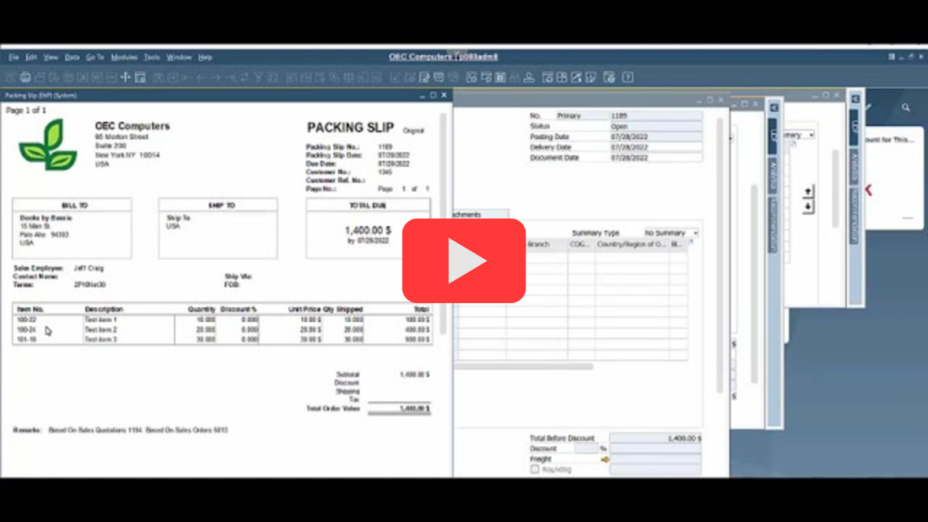 SAP BUSINESS ONE VIDEOS | Support One